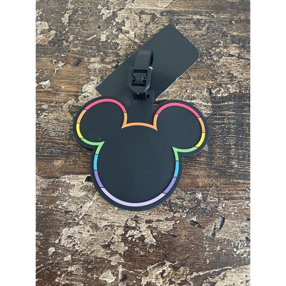 Disney | Other | Disney Mickey Mouse Bag Tags Luggage Tag Pride Rainbow ...